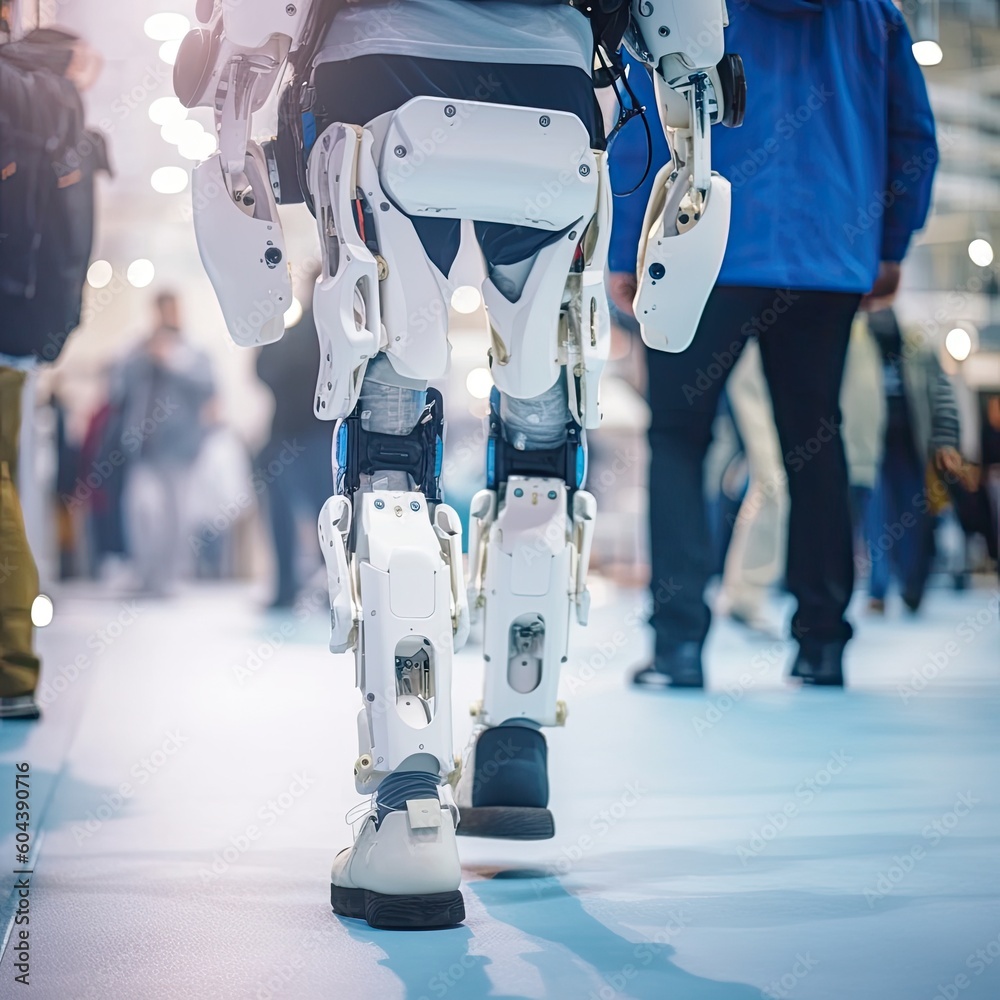 Robot cyber future futuristic humanoid,Advanced Robotic Exoskeleton ...