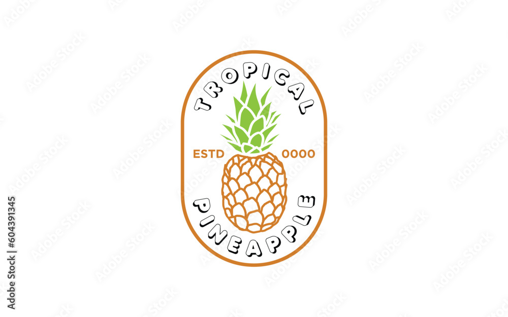 logo design featuring the iconic pineapple symbol, representing warmth ...