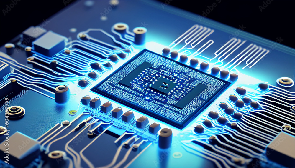Future circuit board quantFuture circuit board quantum computer chip ...