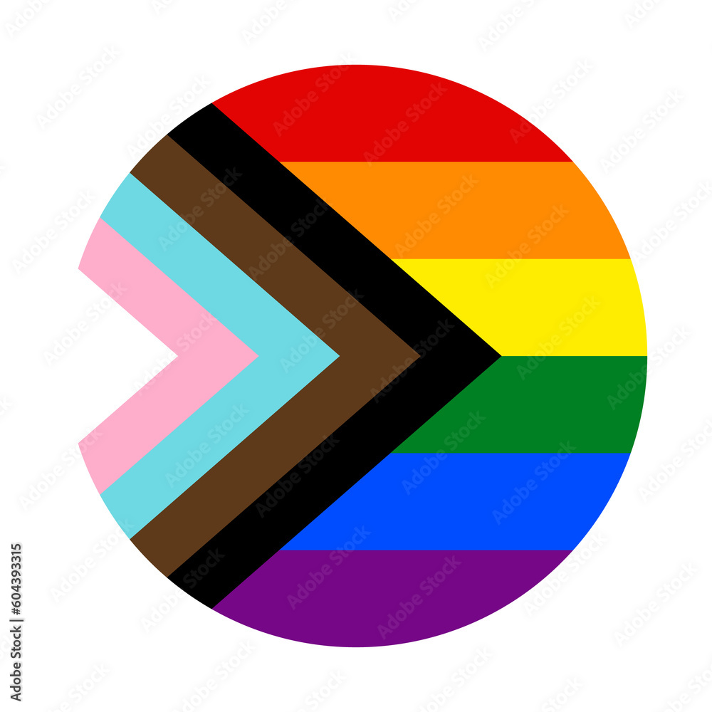 Progress pride flag. Progress Pride Rainbow Flags. Symbol of the LGBT ...
