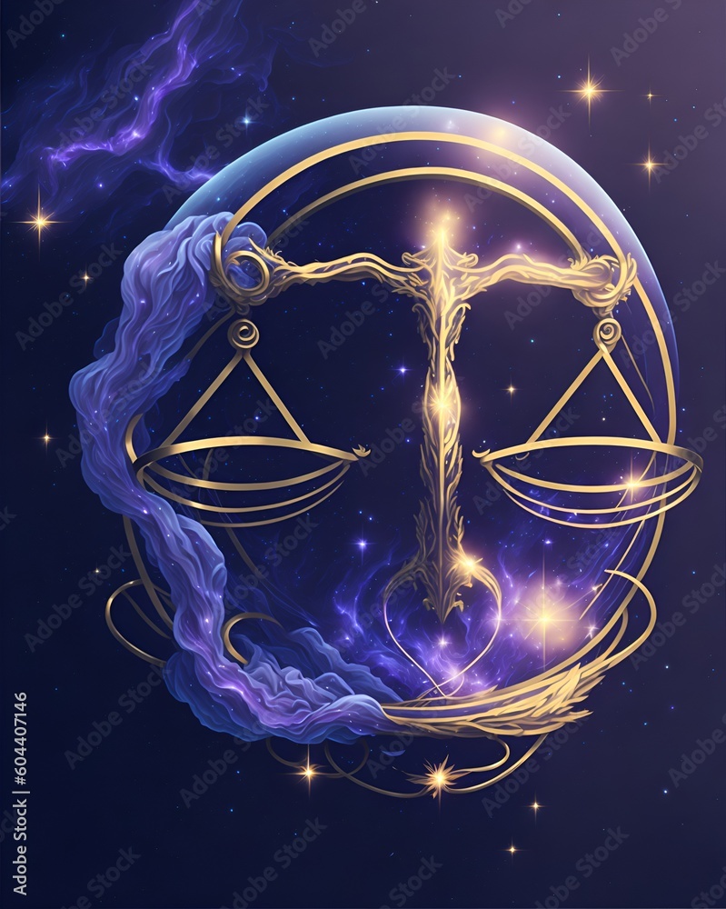 Photo of a stylized depiction of the scales of justice, symbolizing ...