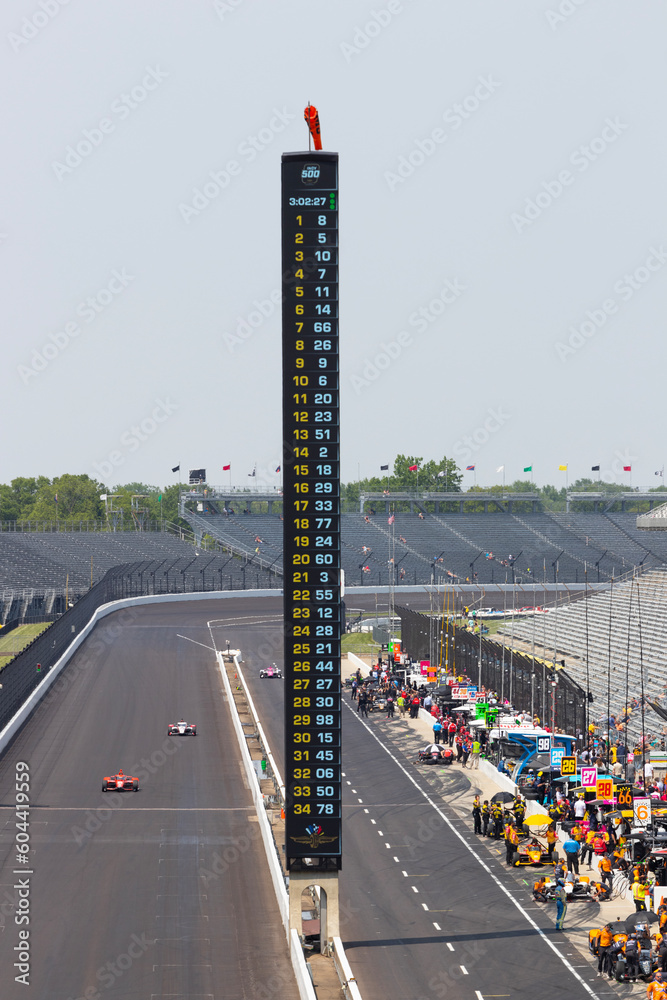 Indianapolis Motor Speedway LED Scoring Pylon. Hosting the Indy 500 and ...