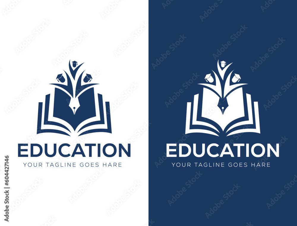 Education school college and University crests and logo emblem Stock ...