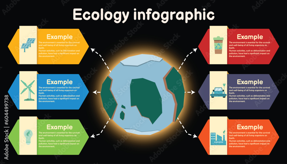 Infographic renewable energy template for energy consumption ...