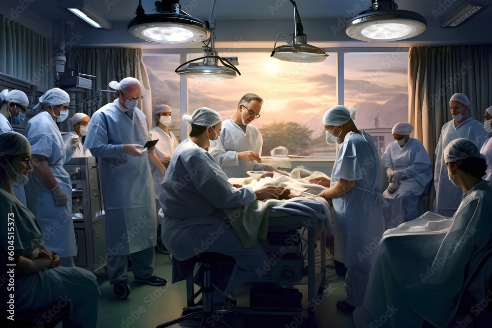 Life-Saving Mastery: AI art reveals the intense precision of doctors in ...