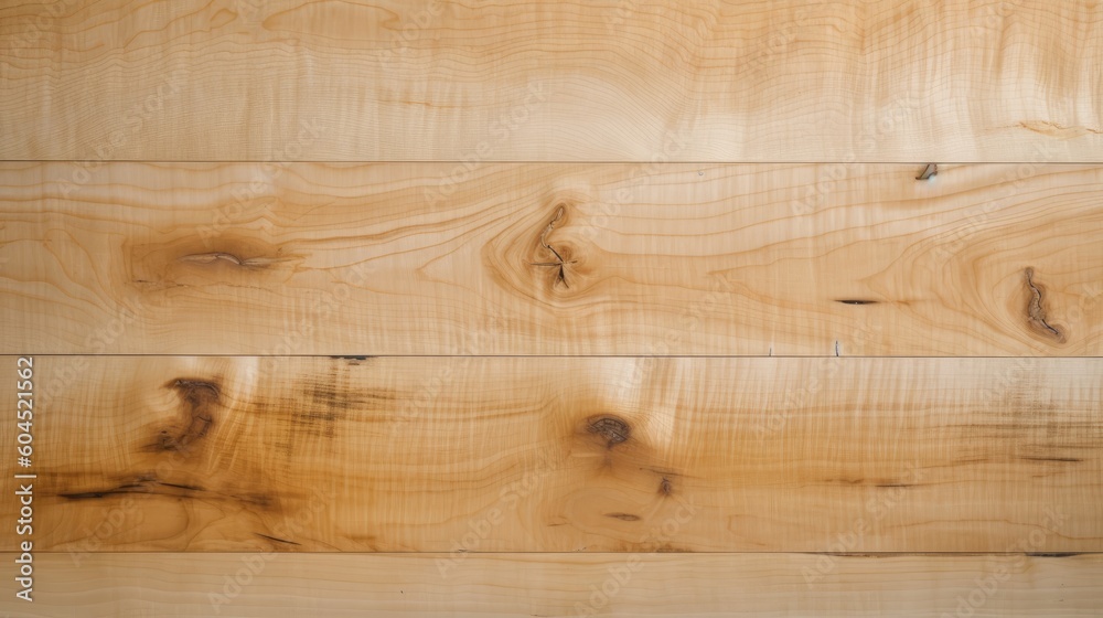 Authentic Maple Wood Texture - Single Plank Display Generated by ...