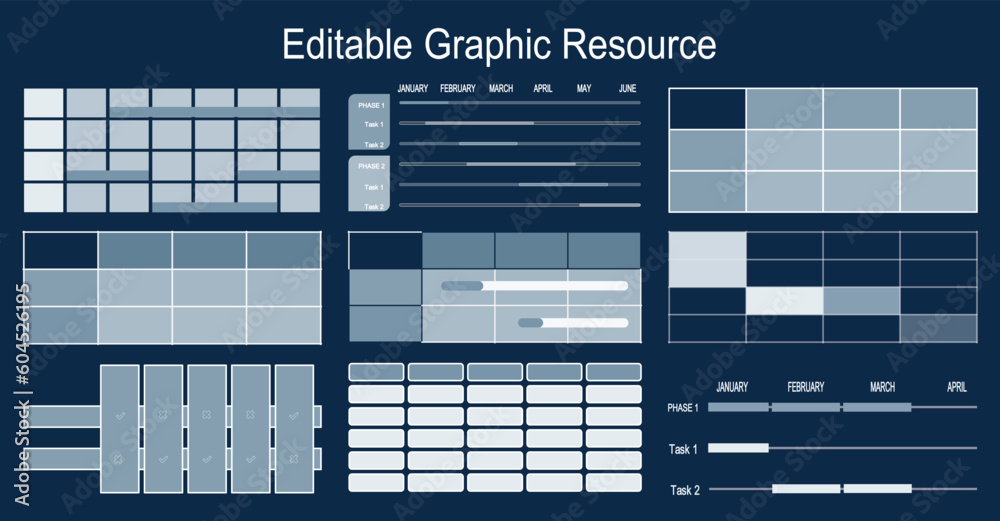 Creative Table Layout, 9 Different Table Format, PowerPoint Table ... Creative Table Layout, 9 Different Table Format, PowerPoint Table ...