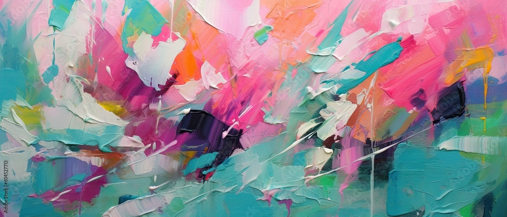 Abstract background with bright and bold color palette. Beautiful paint ...