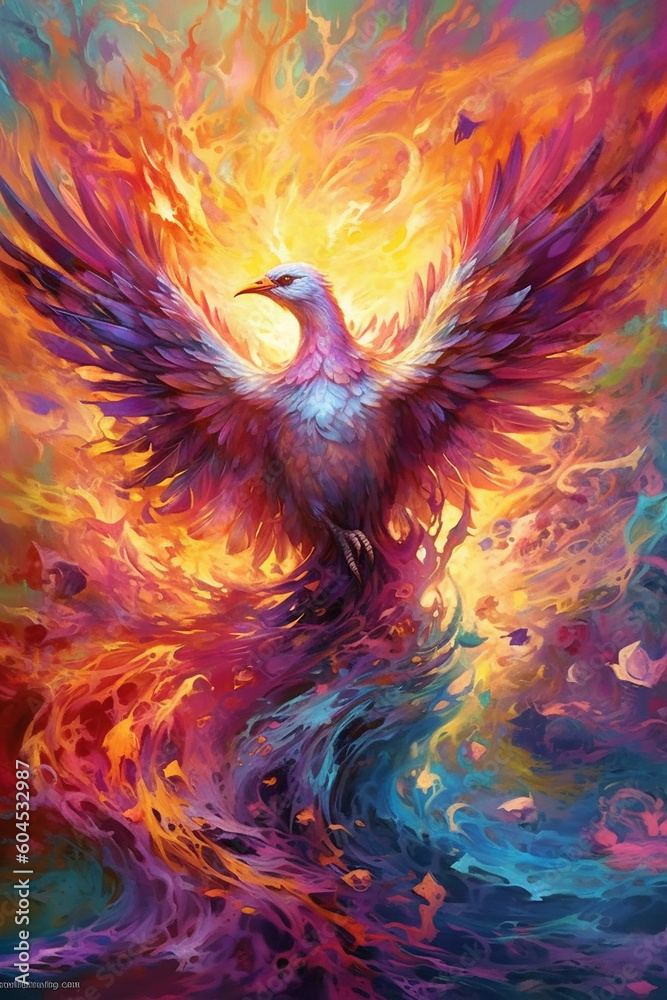 Phoenix rising from the ashes: Signifying transformation and rebirth ...
