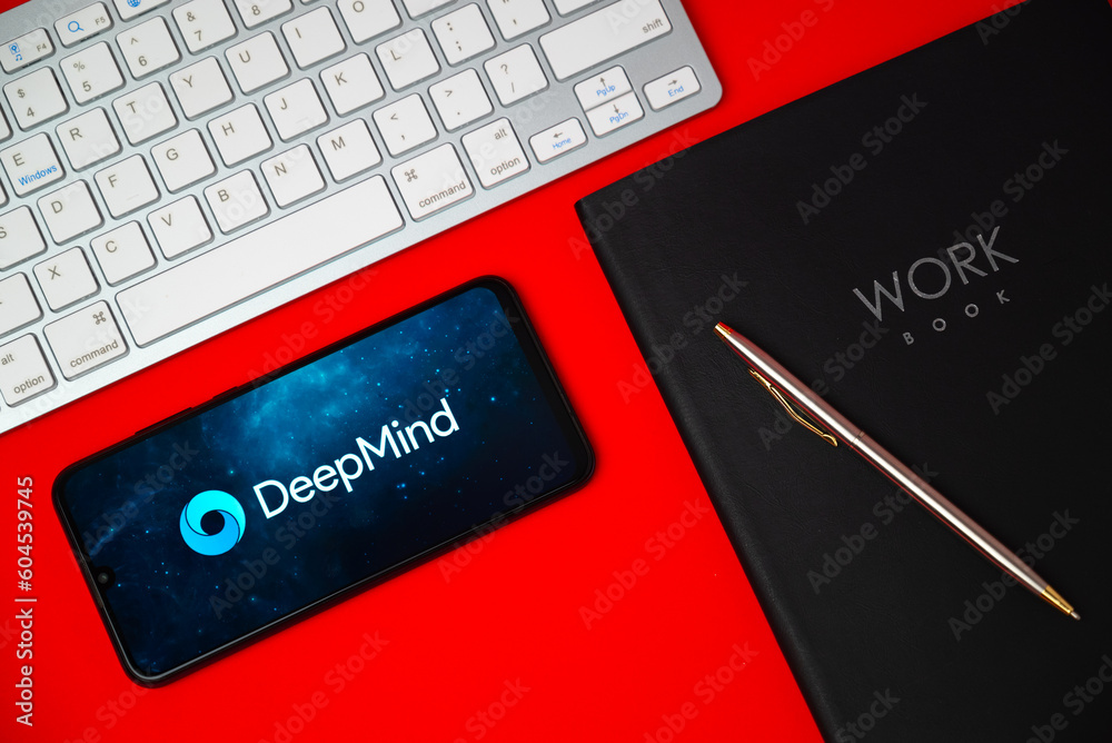 Foto de Kyoto city, Japan - May 05, 2023: The logo of Deepmind, a ...
