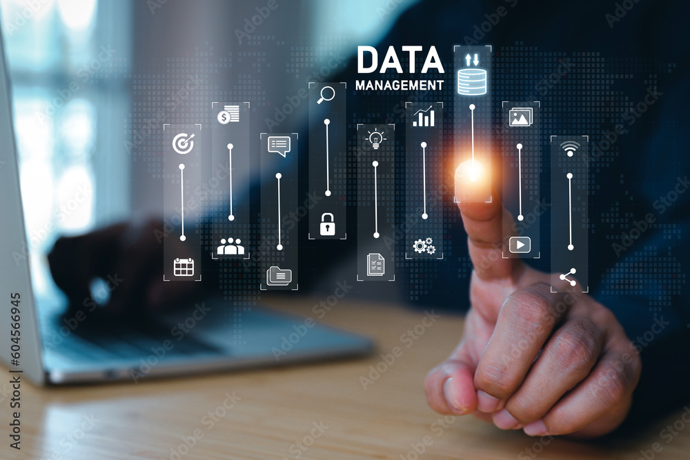 Cloud computing data management technology system for computer network ...