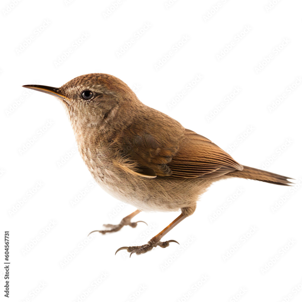 Poster House Wren bird isolated on a transparent background, Generative ...