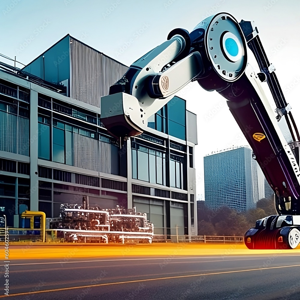 Experience the power and precision of a giant machine hand at work ...