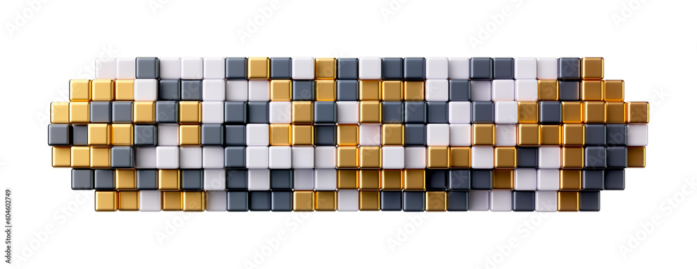 Symbol Hyphen of alphabet digital pixel font isolated on transparent ...