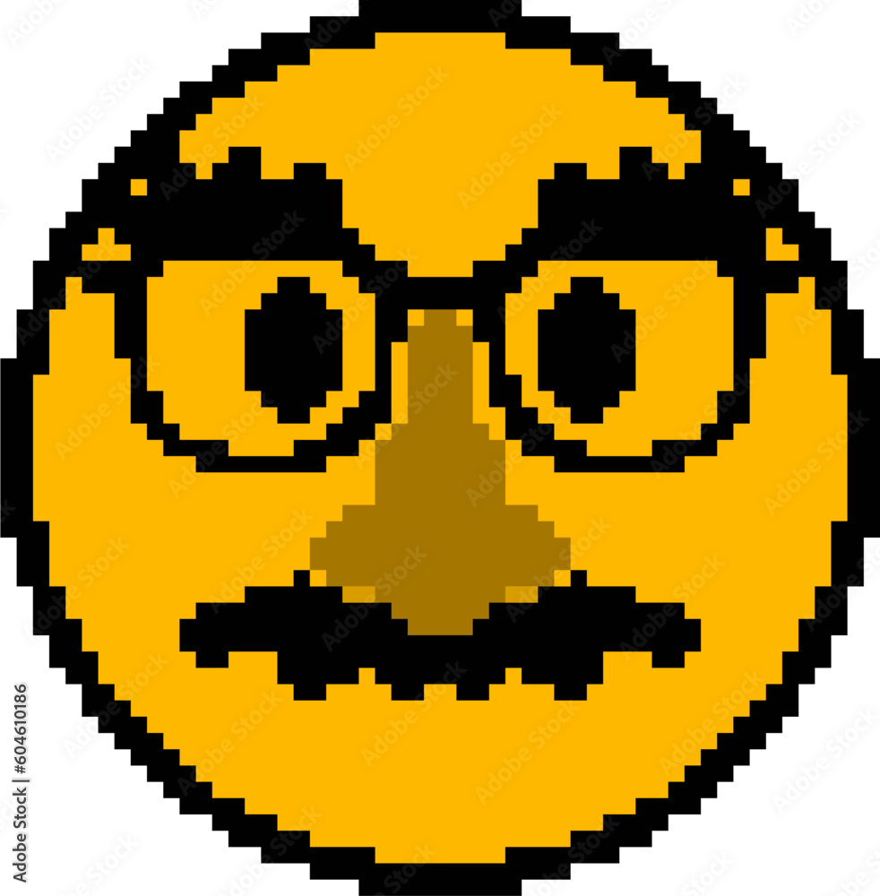 Minecraft Pixel Art Smiley Face