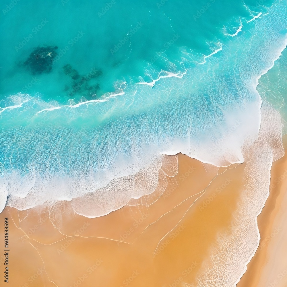 Immerse yourself in the soothing ambiance of ocean waves gently ...