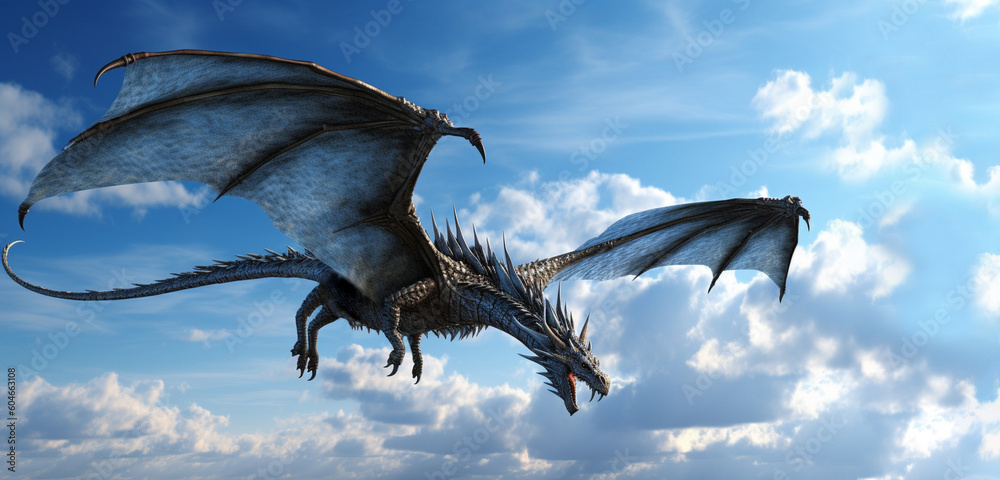 Dragon Flying In The Sky
