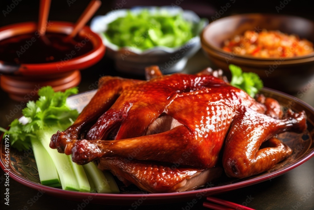 Generative AI Peking Roast Duck Peking duck is a dish from Beijing Food ...
