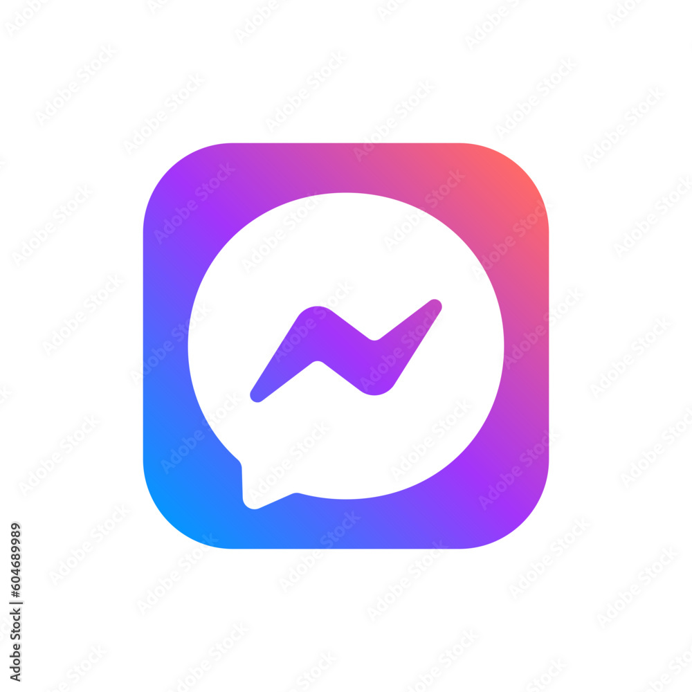 messenger logo. messenger icon , social media icons. social media and ...