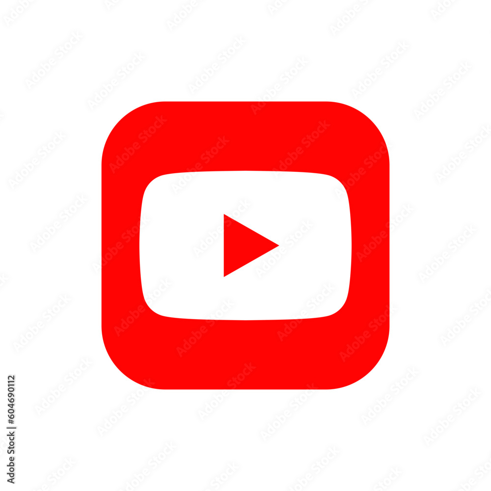 youtube logo. youtube icon , social media icons. social media and ...