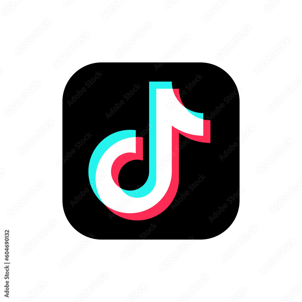 Vetor de tiktok logo. tiktok icon , social media icons. social media ...
