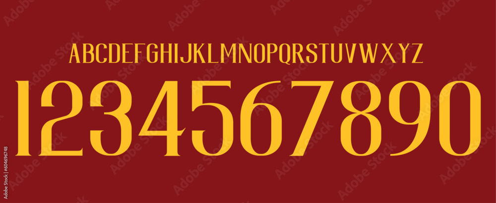 font vector team 2018 - 2019 kit sport style font. football style font ...