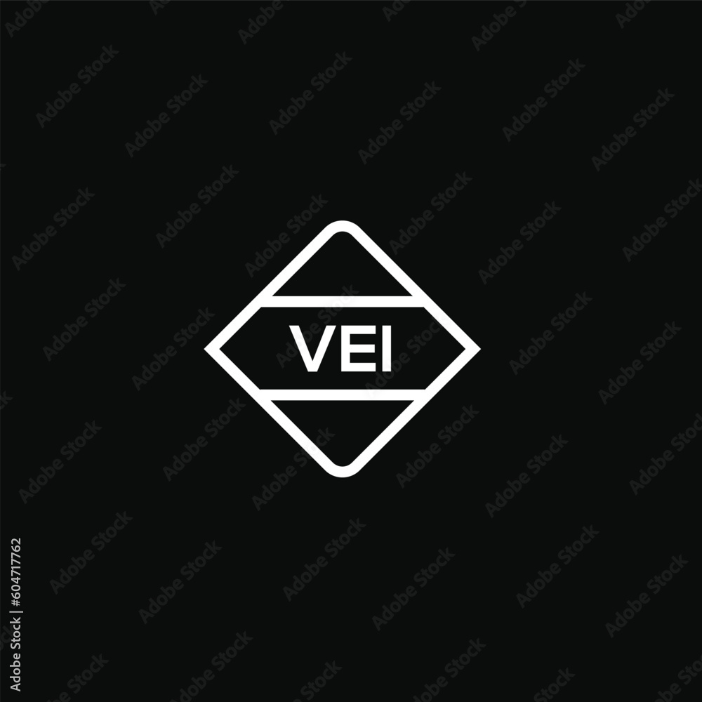 VEI letter design for logo and icon.VEI monogram logo.vector ...