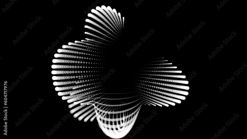 Volume bubble swelling as mountain. Spherical protrusion. distorted ...