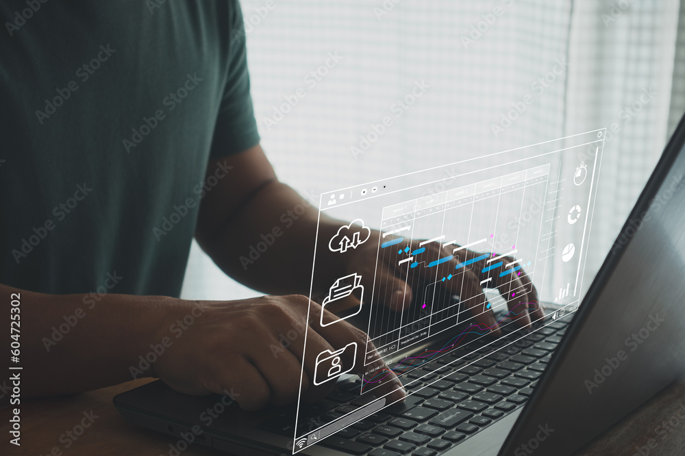 Project management schedule plan diagram business process optimization ...
