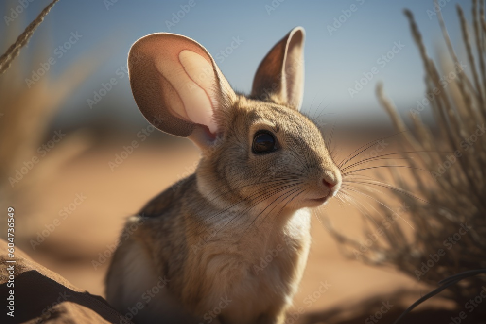 A close-up capturing the unique and adorable nature of a Jerboa in the ...