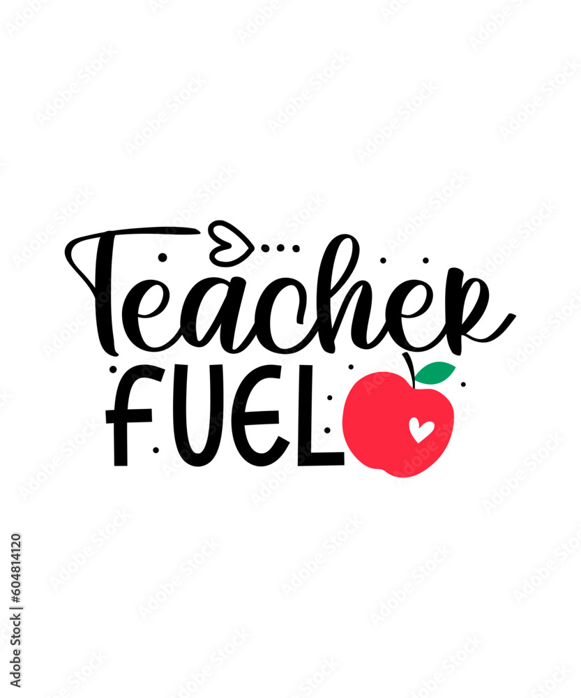 Teacher SVG Bundle, Teacher Svg, Teacher Quote Svg, School Svg, Teacher ...
