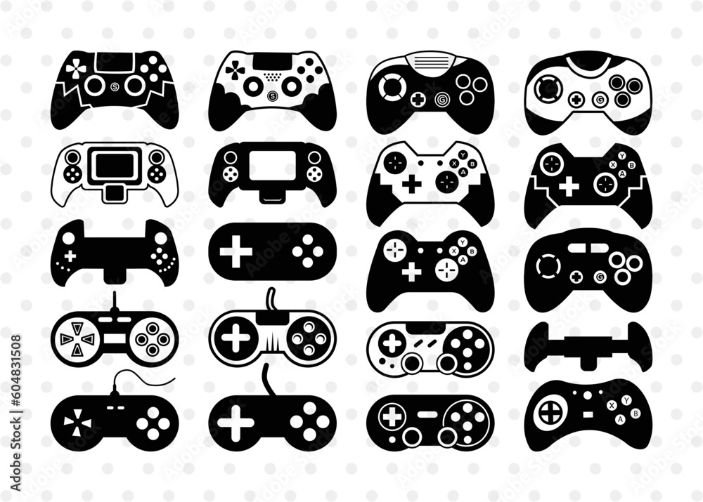 Vetor de Game Controller SVG Cut Files | Game Controller Silhouette ...