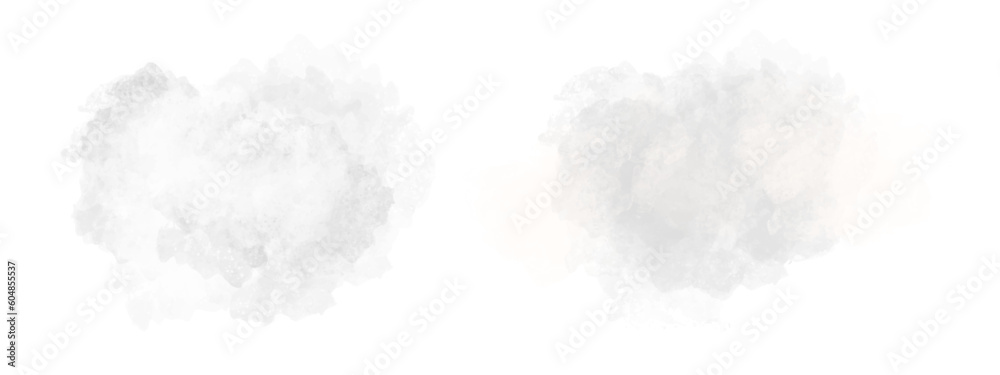 white texture and white brush effect transparent background. Vector ...