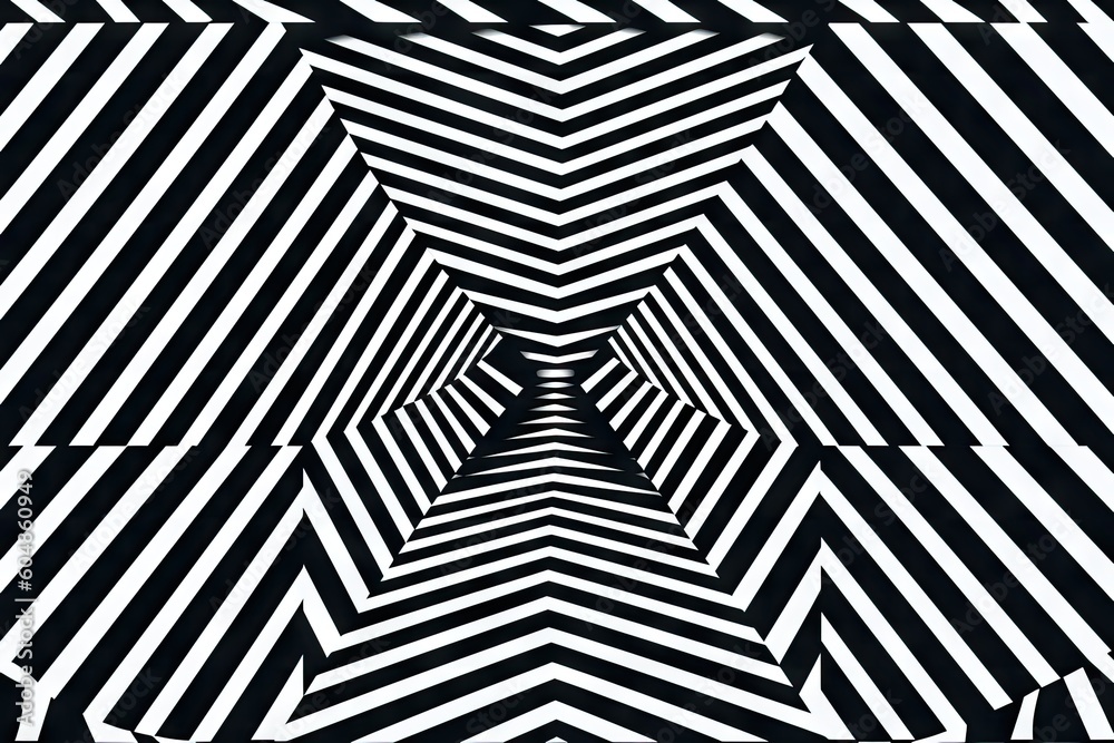 optical illusion, where the lines of a familiar object seem to ...