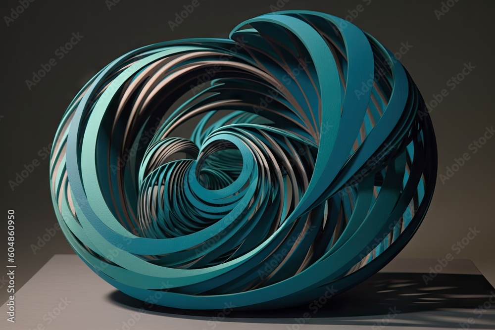 ภาพประกอบสต็อก 3d optical art piece, with the 3d effect achieved by ...