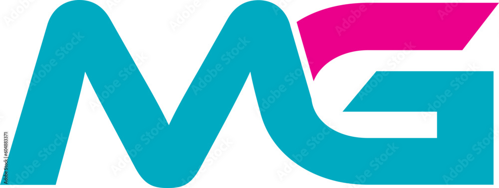 Letter MG logo design, MG letter logo on transparent background Stock ...