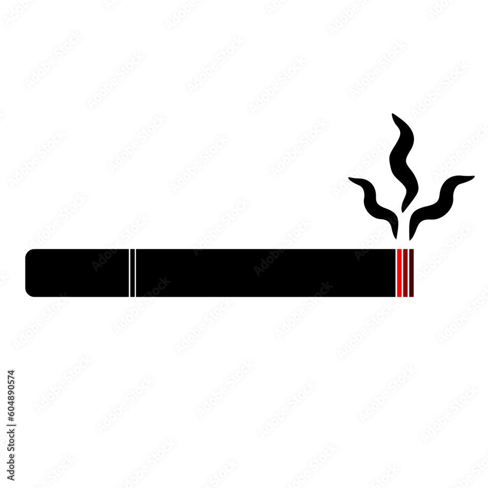 Symbol of smoking. Smoking pictogram, smoking sign and, smoking area ...