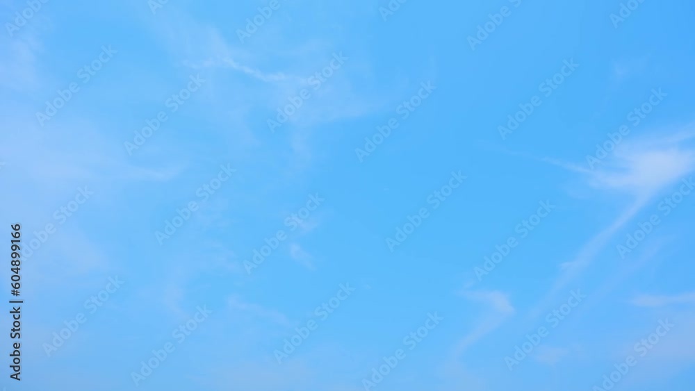 Blue sky cloud time-lapse is a video sequence that captures the ...