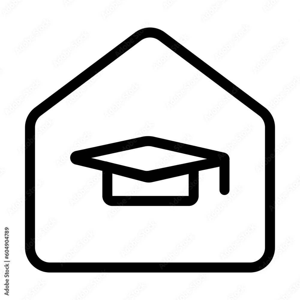 Education Icon symbolize learning, knowledge, and academic achievement ...