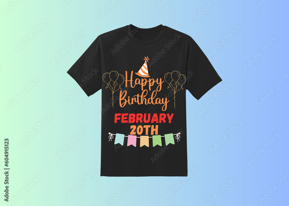 Happy Birthday T shirt design, Happy Birthday, happy Birthday born in ...