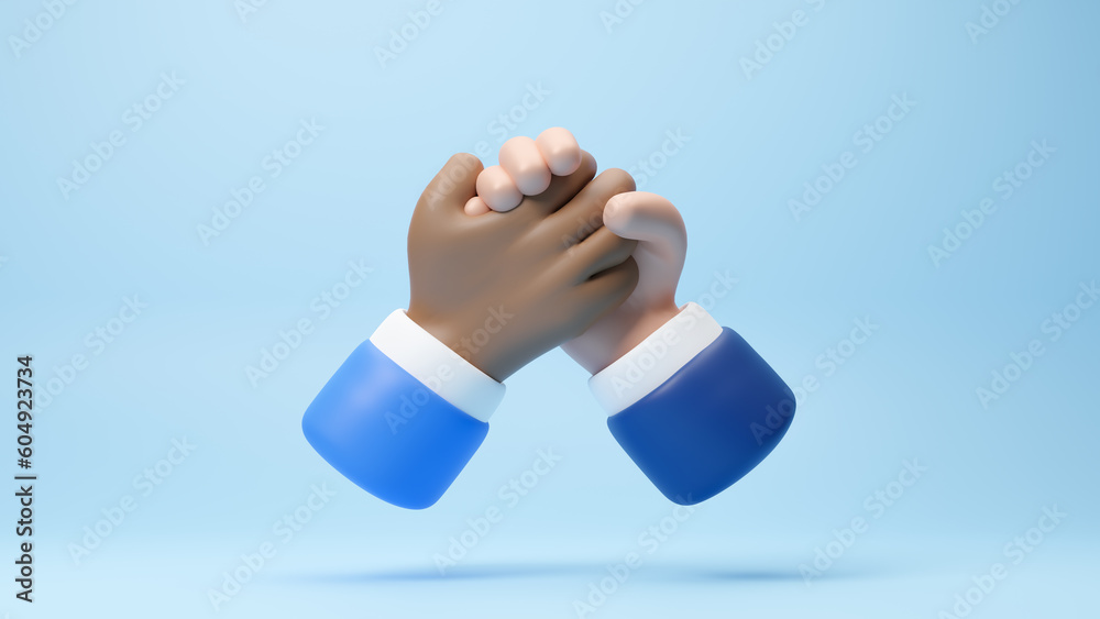 Teamwork and partnership, empathy, partnership and social connection in ...