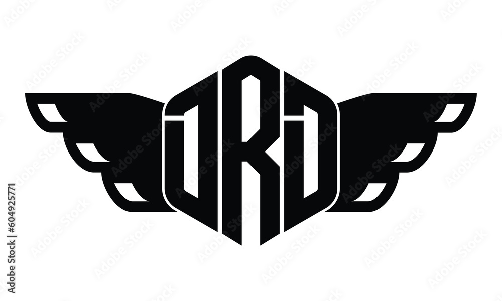 DRD three letter iconic logo design vector template. isolated, elegant ...