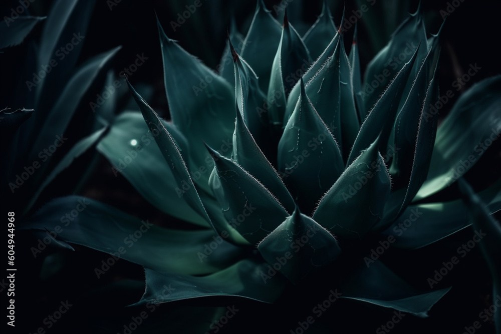 Cactus plant Agave attenuata soft details texture, Natural abstract ...