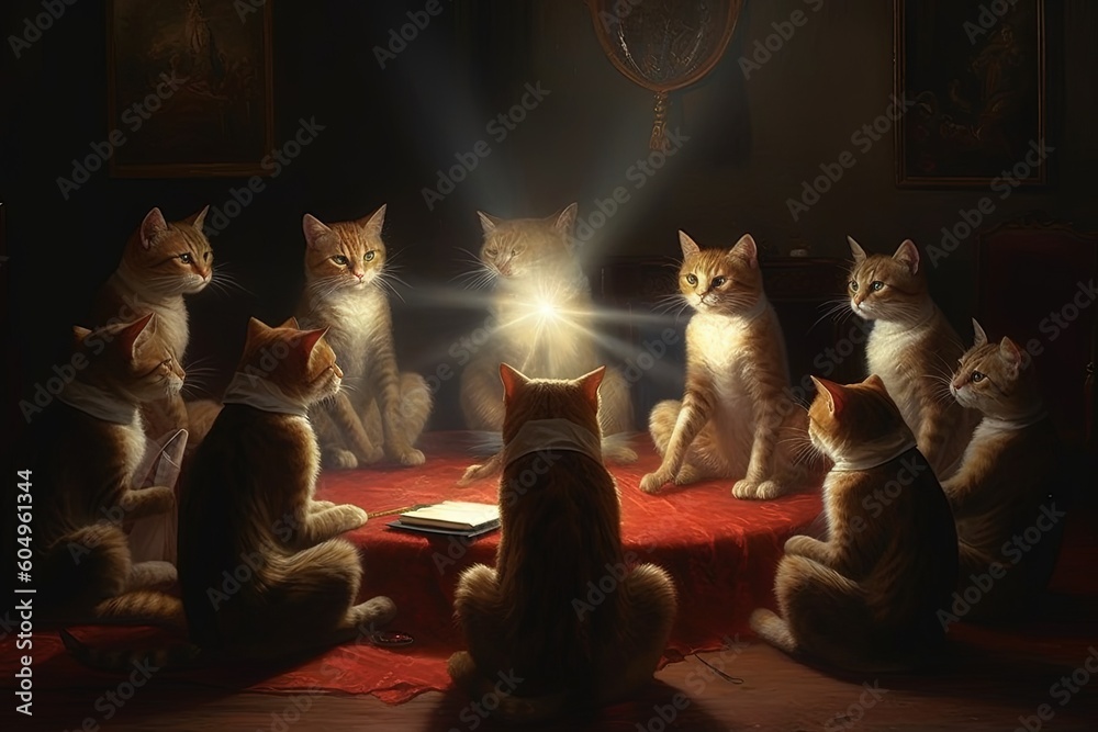 Group of cats forms a secret society dedicated to solving mysteries and ...
