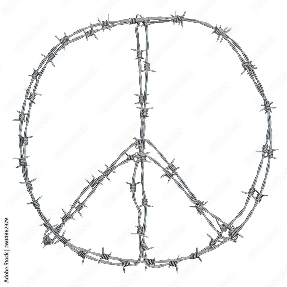 3d Peace Symbol Drawing