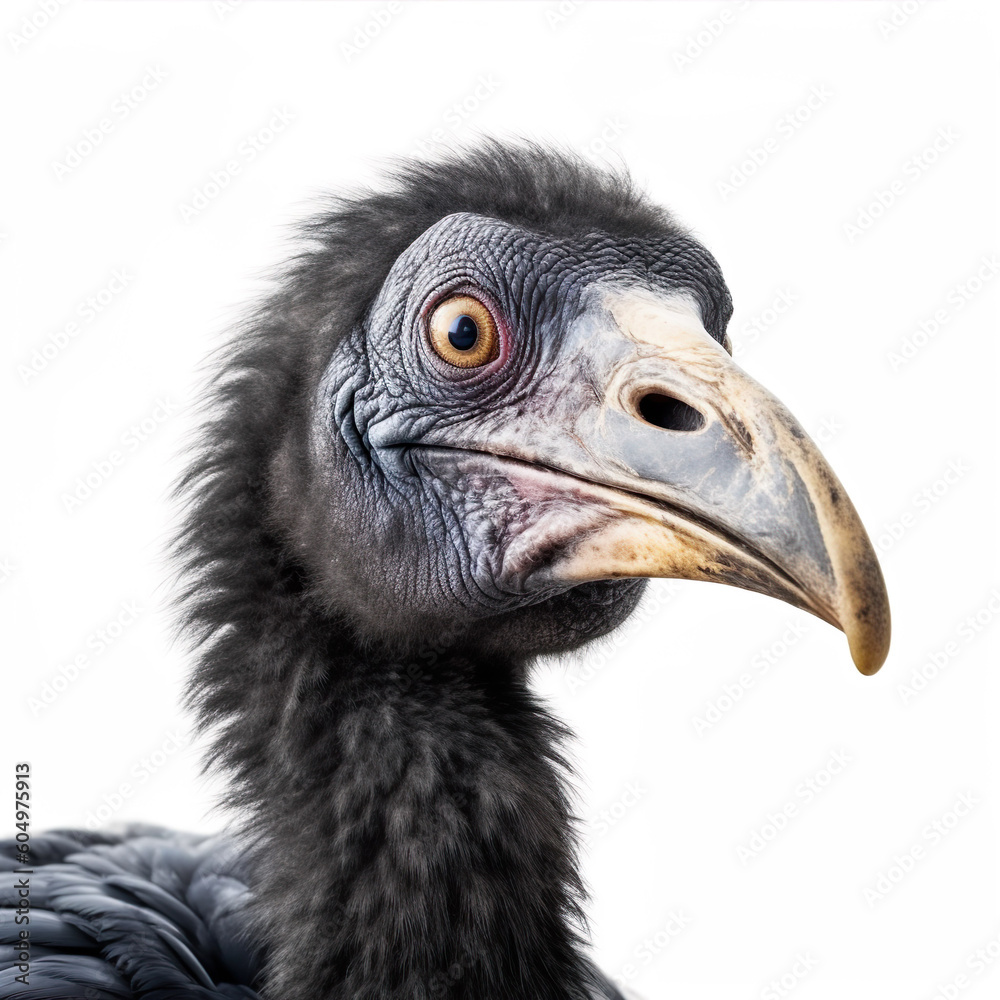 Dodo extinct bird Raphus cucullatus isolated on white background ...