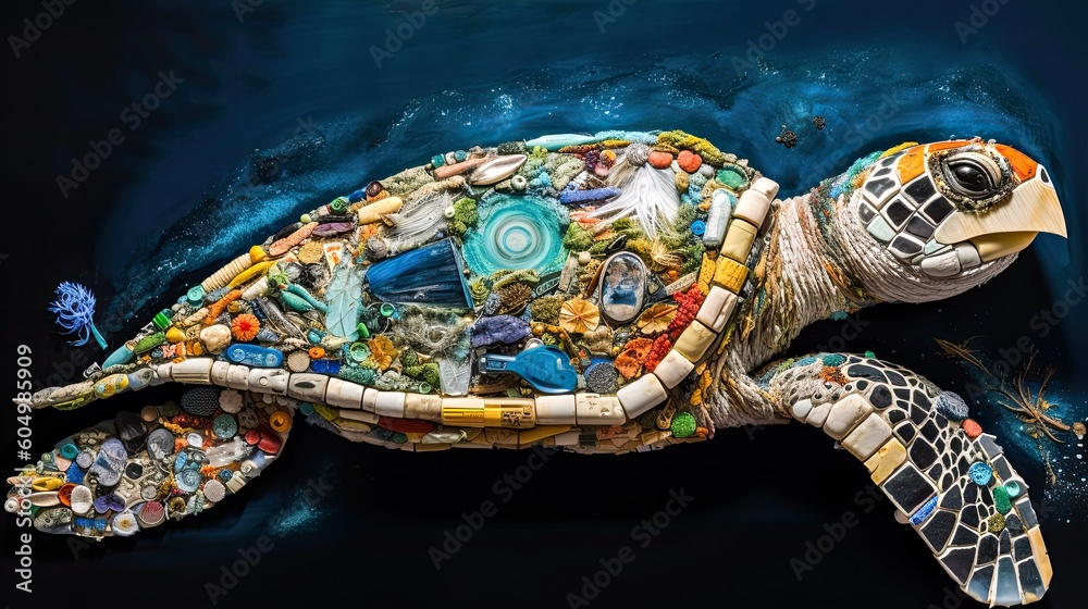 World Enviroment Day. A collage reflecting the alarming extent of ...