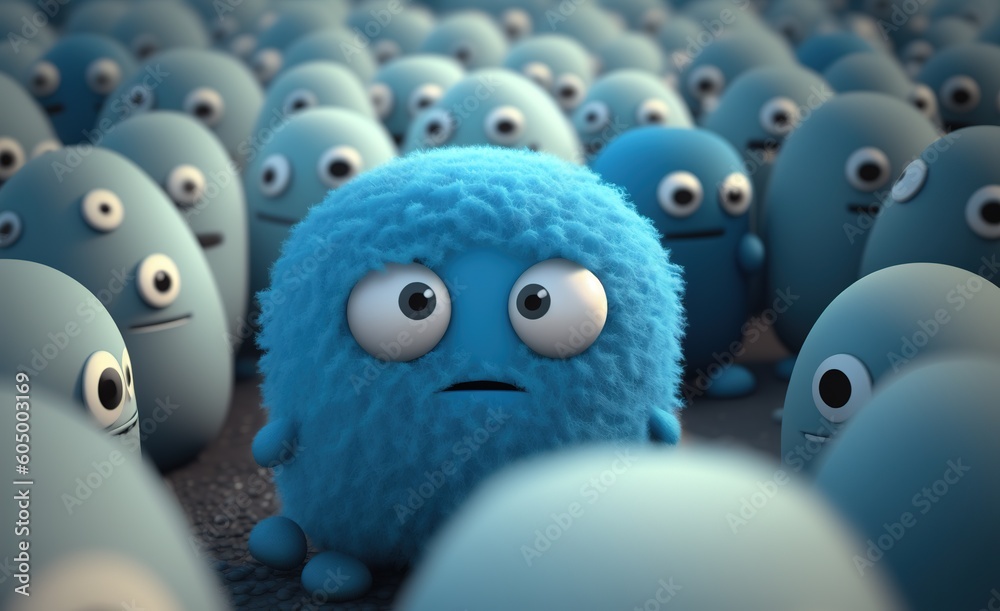 Ein Außenseiter sein - anderes als die anderen sein und auffallen in ...