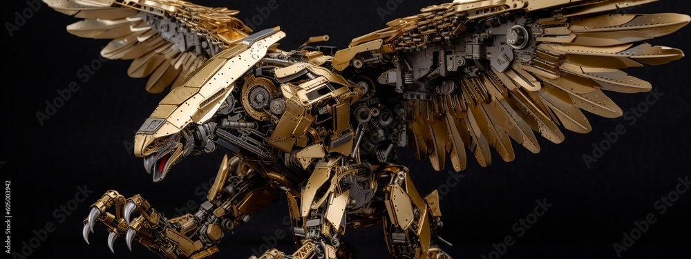 bird, transformer, eagle, robot, animal, nature, eagle, art, statue ...