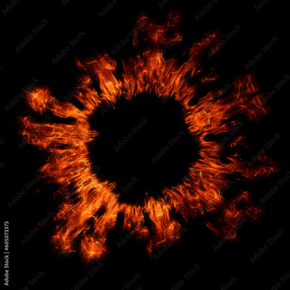 Gun fire flashes. Flame explosion effect during shot with gun. Flash ...